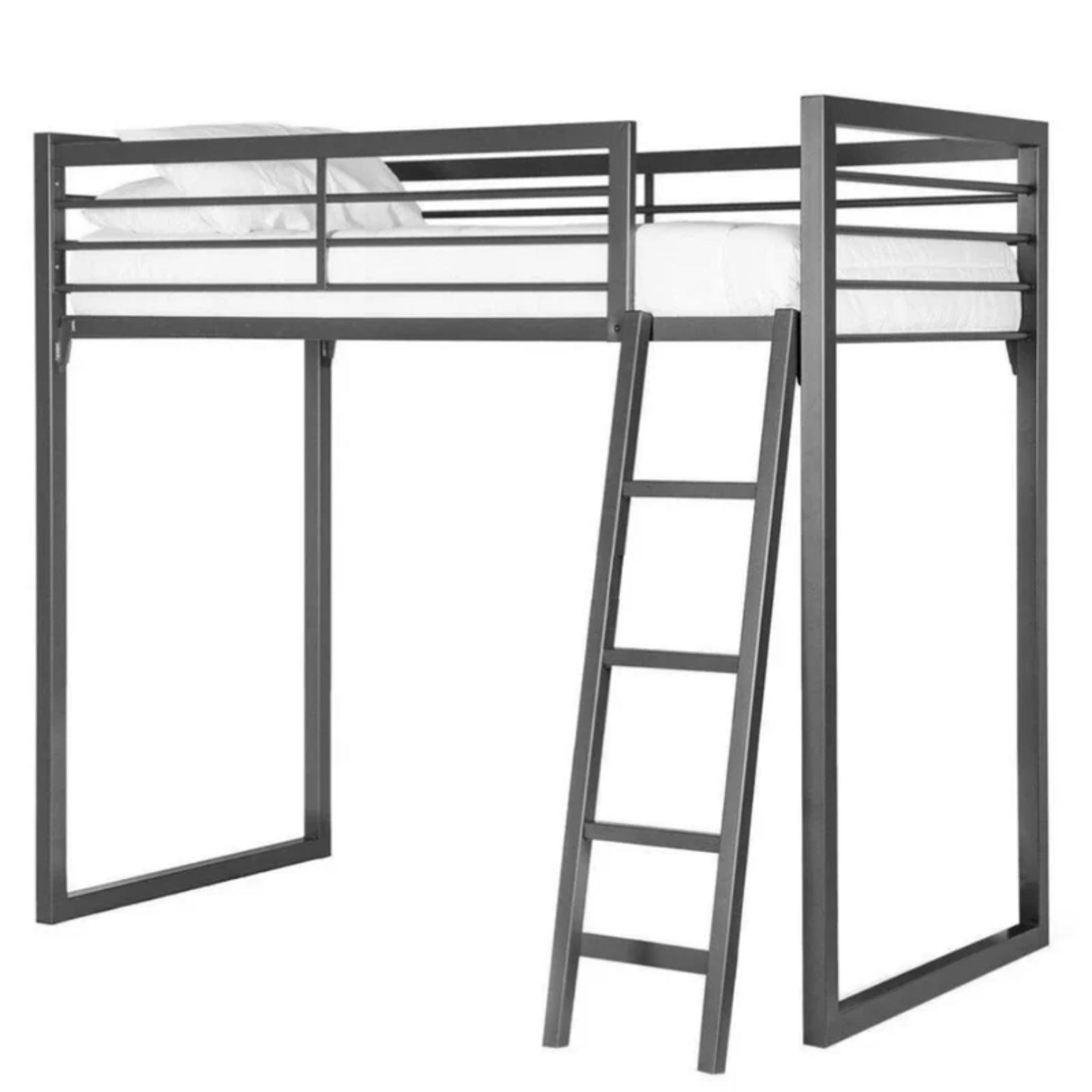 Nash Loft Bed Single Texture Black – Furniture 4U